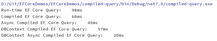 Accelerating EF Core with Compiled Queries - Chris Woody Woodruff