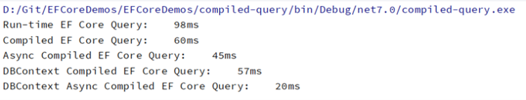 Accelerating EF Core with Compiled Queries - Chris Woody Woodruff
