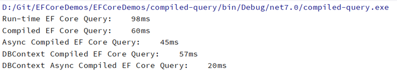 Accelerating EF Core with Compiled Queries - Chris Woody Woodruff
