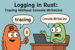 Logging in Rust: Tracing Without Console.WriteLine - Chris Woody Woodruff